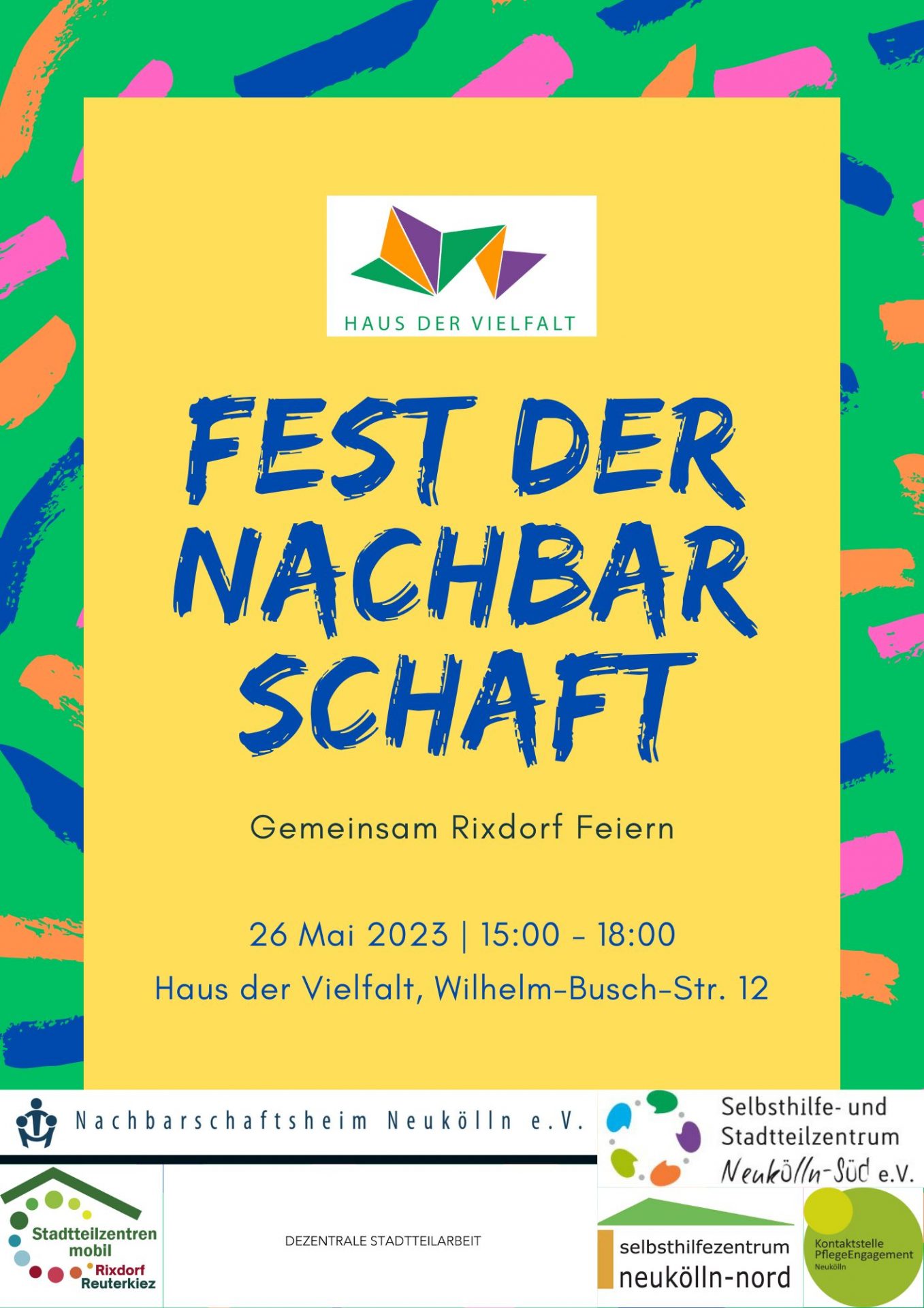 Fest der Nachbarschaft – Gemeinsam Rixdorf feiern – QM Rixdorf